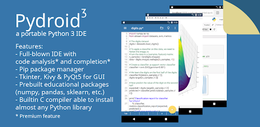Pydroid 3 - Educational IDE for Python 3 for PC - Free Download ...